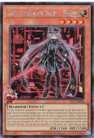 Sky Striker Ace - Roze (alternate art) [SLF1-AE036-SCR] – Cardingedge