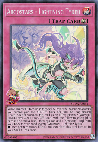 Argostars - Lightning Tydeu [SUDA-AE071-SR] – Cardingedge