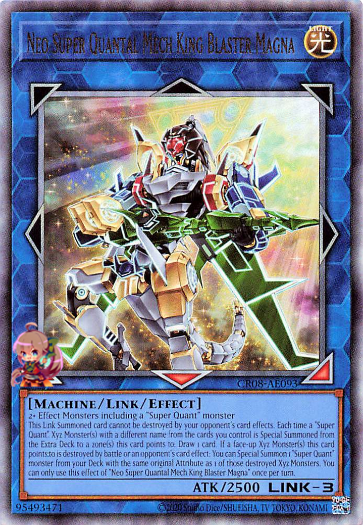 Neo Super Quantal Mech King Blaster Magna [CR08-AE093-UTR] – Cardingedge