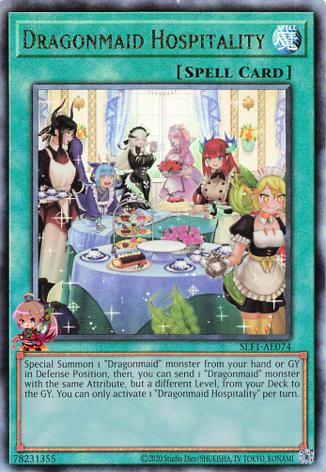 Dragonmaid Hospitality (alternate art) [SLF1-AE074-UTR] – Cardingedge