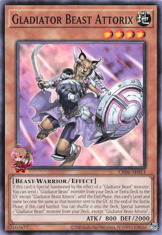 Gladiator Beast Attorix [CR06-AE053-C] – Cardingedge
