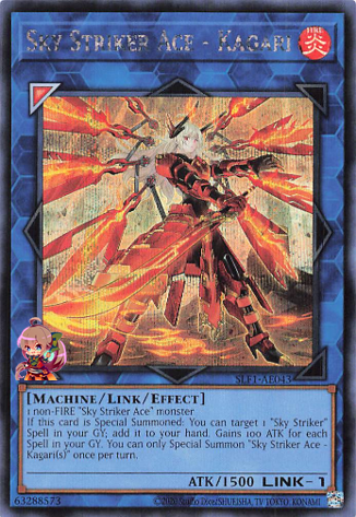 Sky Striker Ace - Kagari (alternate art) [SLF1-AE043-SCR] – Cardingedge
