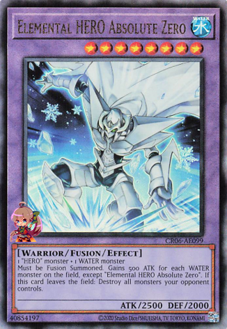 Elemental HERO Absolute Zero [CR06-AE099-UTR] – Cardingedge
