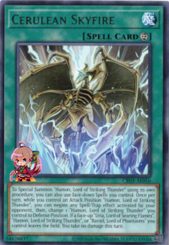 Cerulean Skyfire [CR03-AE016-R] – Cardingedge