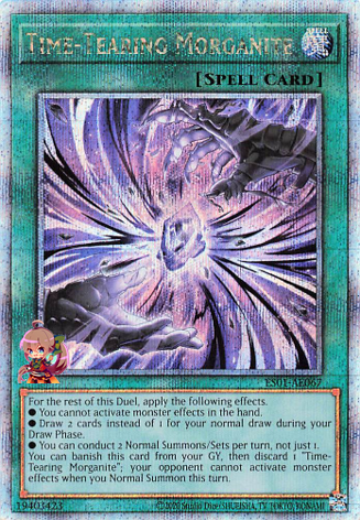 Time-Tearing Morganite [ES01-AE067-QCSCR] – Cardingedge