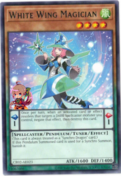 White Wing Magician [CR02-AE023-R] – Cardingedge
