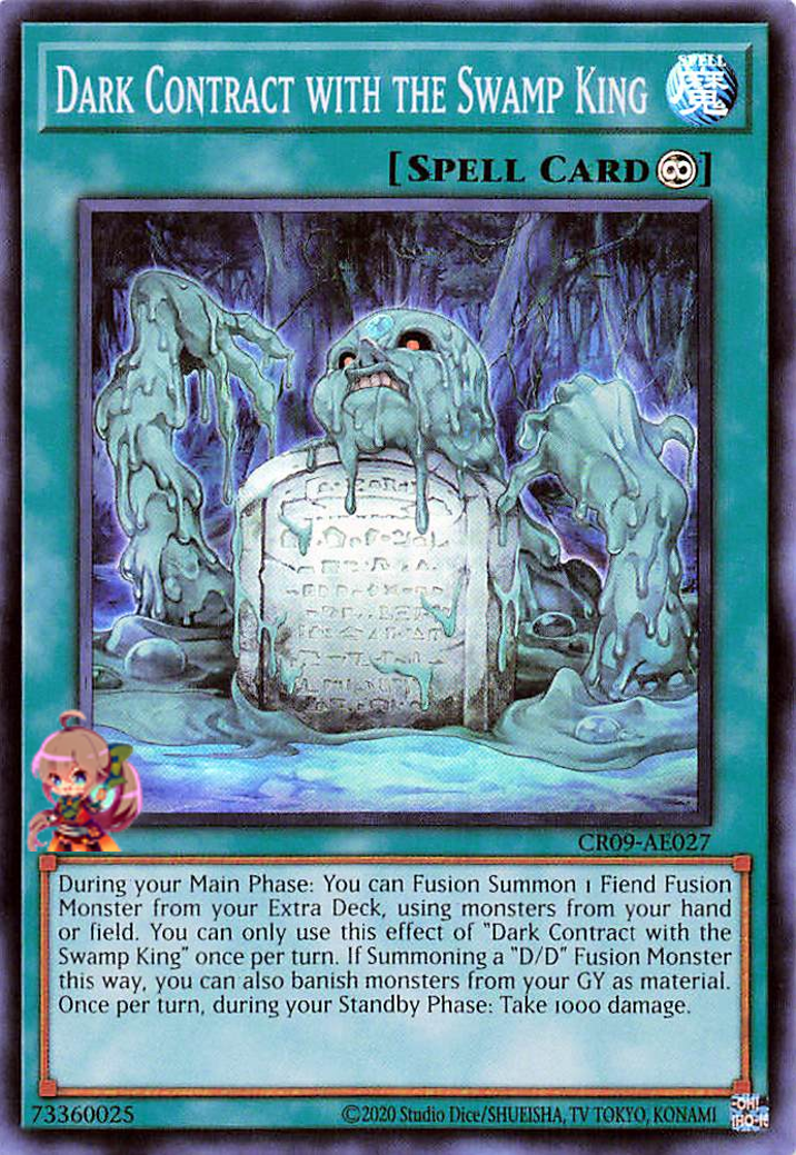 Dark Contract with the Swamp King [CR09-AE027-SR] – Cardingedge