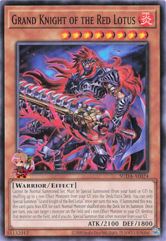 Grand Knight of the Red Lotus [SUDA-AE024-C] – Cardingedge