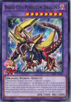 Brave-Eyes Pendulum Dragon [CR02-AE039-R] – Cardingedge