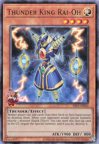 Thunder King Rai-Oh [ES01-AE002-UTR] – Cardingedge