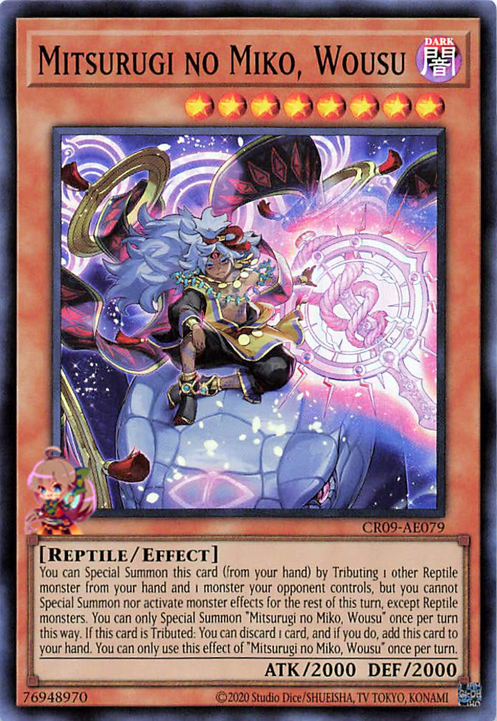 Mitsurugi no Miko, Wousu [CR09-AE079-SR] – Cardingedge