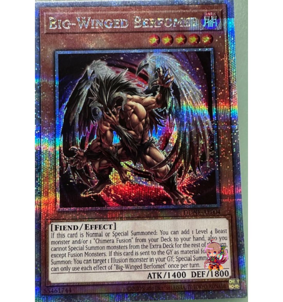 Big-Winged Berfomet [DUNE-AE004-QCSCR] – Cardingedge